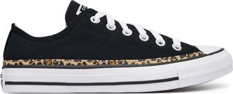 Converse Sneakers aus Stoff Converse CHUCK TAYLOR ALL STAR LEOPARD A19180C Schwarz