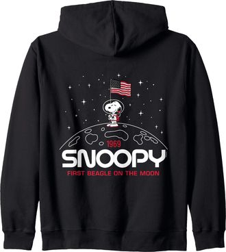 Peanuts Snoopy Flagge Moon Kapuzenjacke