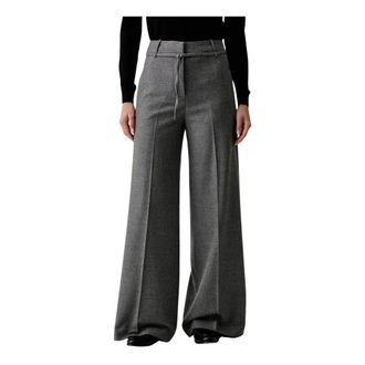 Paul & Shark Femme, Pantalons, Gris, Taille: 38 FR Pantalon large