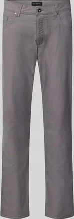Bugatti Straight Fit Hose aus Baumwoll-Mix Modell Yarn