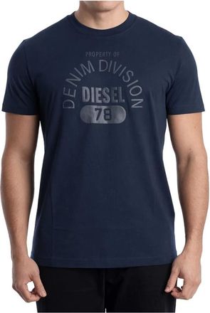 Diesel Homme, Tops, Bleu, Taille: S A12248 T-shirt