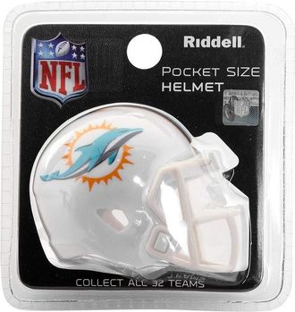 Riddell Miami Dolphins Originalnachbildung Speed Pocket Pro Micro/Kamerahandys/Mini Football Helm