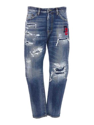 Dsquared2 Jean Bootcut - Bleu