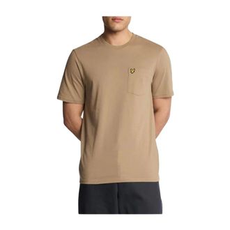 Lyle & Scott Homme, Tops, Brun, Taille: XL Ts2022V T-shirt