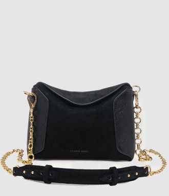 CLARIS VIROT Sac Mini Gaia Cuir Noir