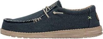 Hey Dude Homme, Chaussures, Bleu, Taille: 46 EU Slip-On Baskets en Tissu Extensible