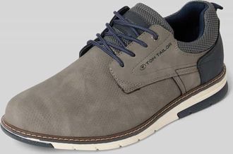 Tom Tailor Schn&uuml;rschuhe mit Label Print