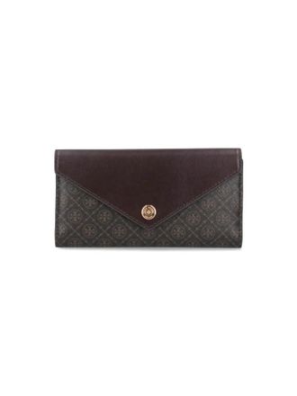 Tory Burch Tory Burch Portemonnaie - T Monogram Bifold Wallet - Brown - Gr. unisize - in Braun - f&uuml;r Damen