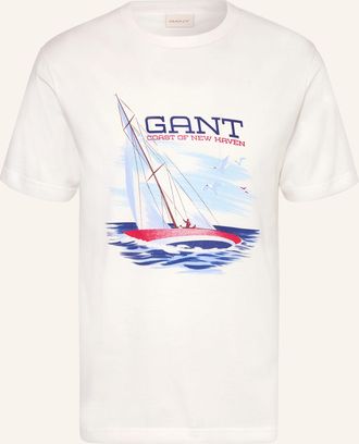 GANT T-Shirt weiss