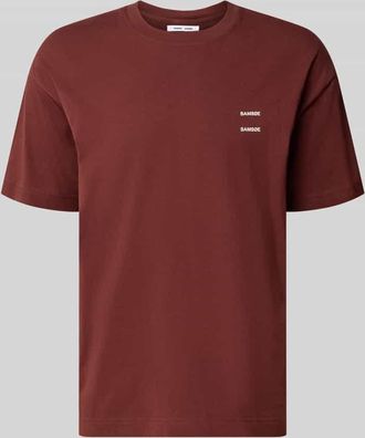Sams&oslash;e & Sams&oslash;e Regular Fit T-Shirt aus reiner Baumwolle Modell JOEL