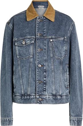 J.W.Anderson veste en jean &agrave; col c&ocirc;tel&eacute; - Bleu