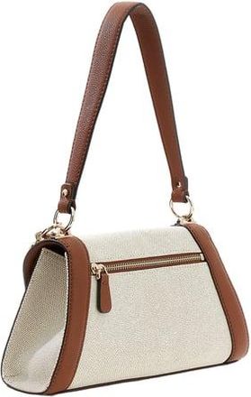 Guess Sac &agrave; bandouli&egrave;re bicolore en coton m&eacute;lang&eacute;