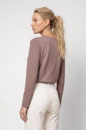 Monari Sweatshirt Sweatshirt Schmuck Schrift Regular fit mit Rundhalsausschnitt