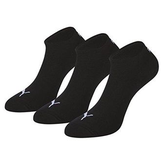 Puma Puma - PUMA UNISEX SNEAKER PLAIN 3P -Lot de 3 - Chaussettes de sport - Homme - Noir (Black 200) - 47/49