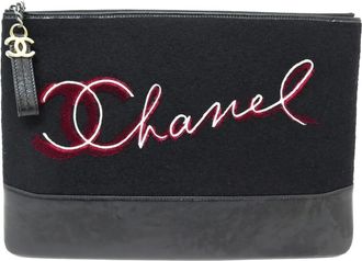 Chanel Clutches - NEUE CHANEL HANDTASCHE GROSSE TASCHE PARIS HAMBURG - Gr. unisize - in Schwarz - f&uuml;r Damen