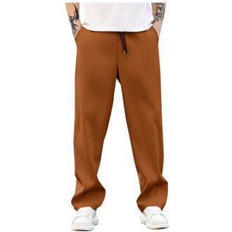Generic Pantalon Jogging Homme Coton Pantalons de Sport D&eacute;contract&eacute; Pantalons Homme Cargo &Eacute;t&eacute; L&eacute;ger Pantalons Baggy Travail Confortable avec Taille &Eacute;lastique
