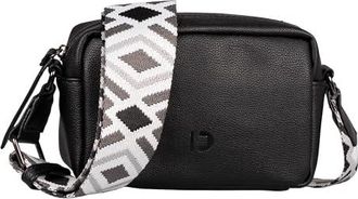 Tom Tailor Denim brand.value Mena, Sac à bandoulière Femme, Noir, 18,5x5x12