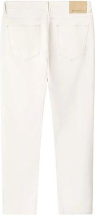 Fa&ccedil;onnable Pantalon droit en coton m&eacute;lang&eacute;