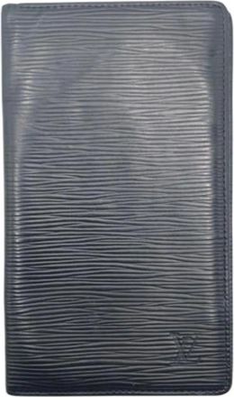 Louis Vuitton Portefeuille long (bi-pli) Pre-owned - Homme - Pre-owned - Noir - Taille: ONE Size