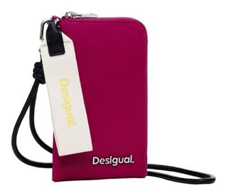 Desigual Accessoires en Nylon, Portefeuille bi-Pliable pour Femme, Rouge, 20