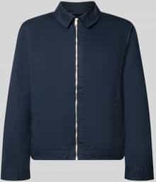 Review Regular Fit Jacke aus Baumwoll-Mix