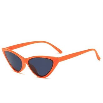 Generic Lunettes De Soleil &Agrave; Petite Monture For Femmes, For Les Vacances, For Lext&eacute;rieur, For La Conduite, For Hommes(Orange)