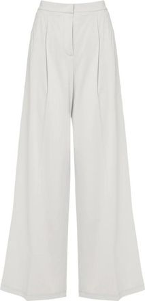 Max Mara Femme, Pantalons, Gris, Taille: 36 FR Ribes Wide Pantalons