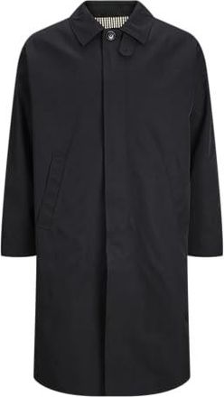 Jack & Jones Jorsantorini Mac Coat Manteau, Noir, S Homme