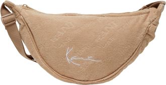 Karl Kani Unisex KA242-021-1 Signature Frottee Shoulder Bag sand, one size