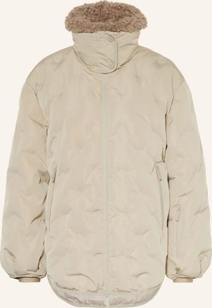 10 Days Steppjacke Mit Abnehmbarem Kunstfell grau