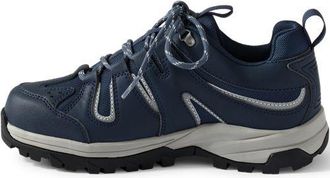Lands End Wasserdichte Trekker-Sneaker, Damen, Größe:42 regular, Blau, Leder, by Lands End