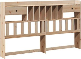 vidaXL Kopfteil mit Stauraum 180 cm Massivholz Kiefer Vidaxl