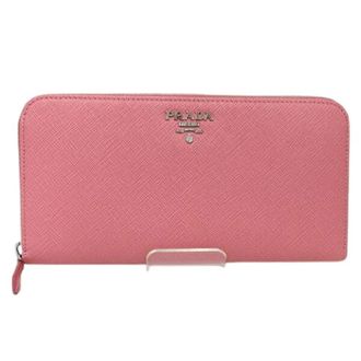 Prada Pre-owned Lange Geldb&ouml;rse (zweifach faltbar) - - Pre-owned - Damen - Rosa - ONE SIZE