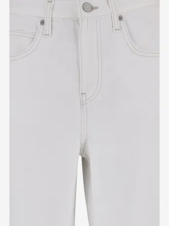 Frankie Shop Cotton Denim Jeans - White