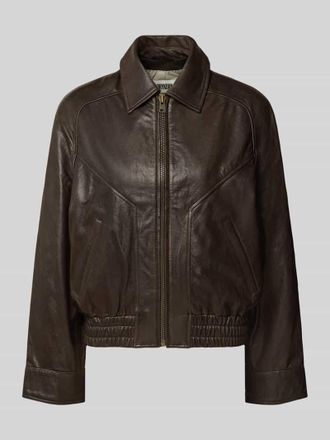 Drykorn Lederjacke mit Rei&szlig;verschluss Modell PATNEY