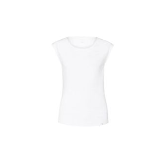 Marc Cain Basic Shirt mit weitem Ausschnitt - - Tops - Damen - Wei&szlig; - XL