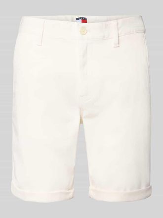 Tommy Jeans Slim Fit Chinoshorts aus Baumwoll-Mix