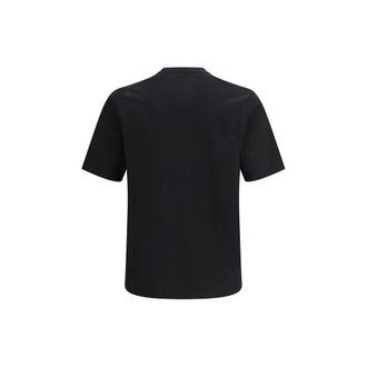 Saint Laurent Mens Black Cotton T-Shirt