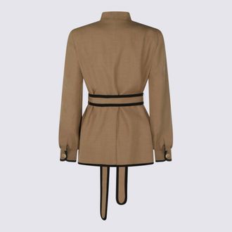 Valentino Womens Jackets Beige _pl