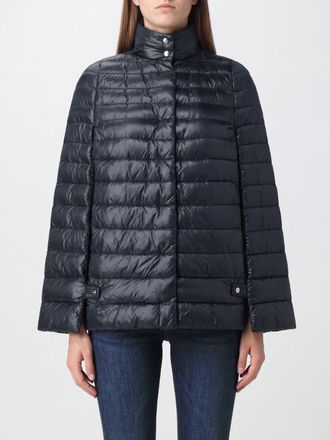 Herno Kurze Daunenjacke aus wasserabweisendem Nylon mit Kimono&auml;rmeln