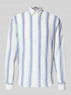GANT Regular Fit Freizeithemd aus Leinen-Baumwoll-Mix mit Kentkragen