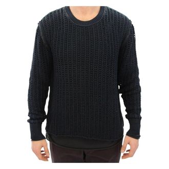 Dolce & Gabbana Round-Neck Strickwaren - - Knitwear - Herren - Blau - M