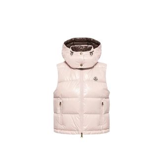 Moncler Niverolle Short Daunenweste - - Jackets - Damen - Rosa - XS