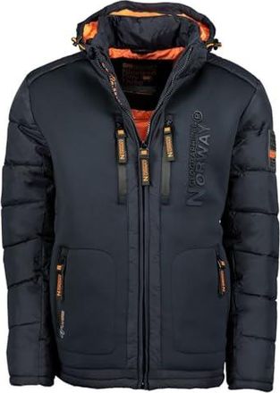 Geographical Norway Hommes Veste Matelassée Veste DHiver à Capuche - Doublé Chaud Anorak - Extérieur Ski Snowboard Veste A Capuche pour LHiver/Automne dans Bundle avec UD