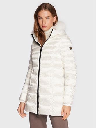RefrigiWear Daunenjacke Mead W98101 RA0035 Wei&szlig; Slim Fit