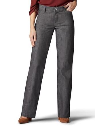 Lee Womens Flex Motion Regular Fit Trouser Pant