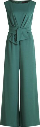 Vera Mont Damen Jumpsuit mit weitem Bein 40, Dark Emerald