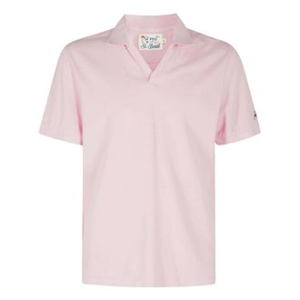 MC2 Saint Barth Homme, Tops, Rose, Taille: M Polo Chemises