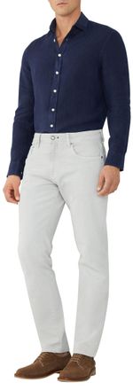 Hackett Herren Pigment DYE Denim Jeans, Grey (Grey), 32W/32L