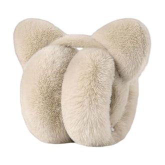 Generico Cache-oreilles mignons - Couvre-bandeau coupe-vent pliable motif ours - Cache-oreilles dhiver | Pour la neige, la course &agrave; pied, le sommeil, le ski, C